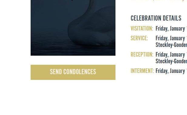 STECKLEY-GOODERHAM FUNERAL HOMES - Canadian Obituaries and Funeral Notices